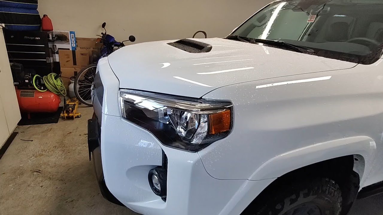 The struggle of having white paint on your Toyota 4runner. What looks ...