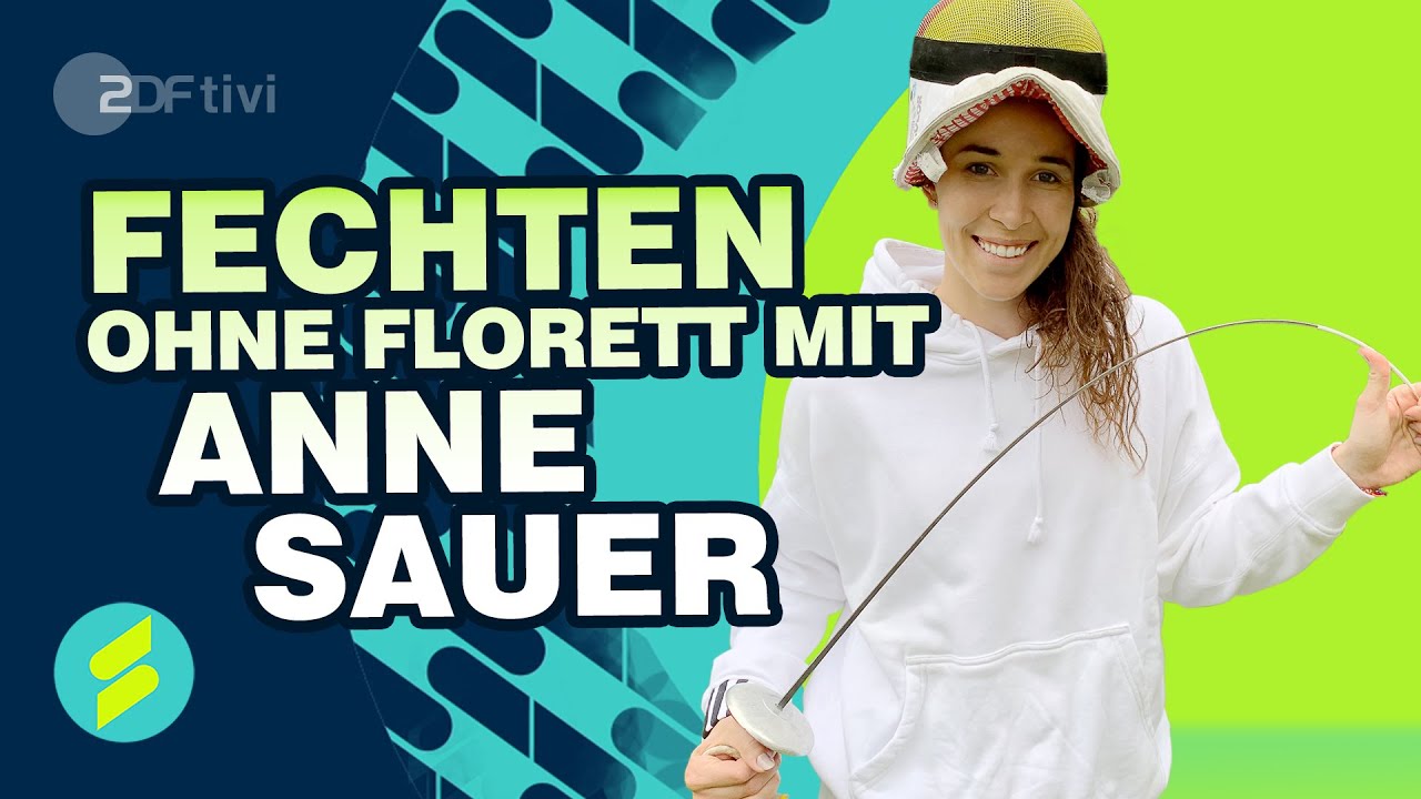 Fit fürs Fechten mit Anne Sauer - Die Sportmacher | ZDFtivi - YouTube
