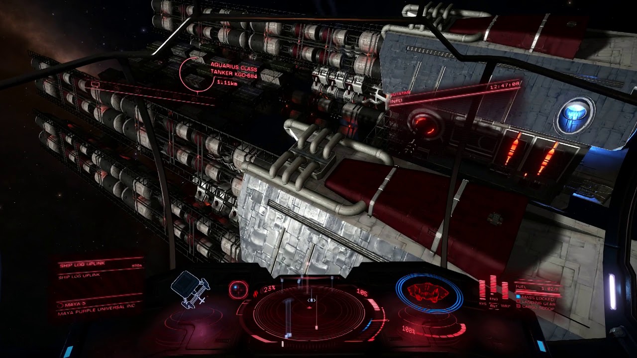 Elite Dangerous: Aquarius Class Tanker KGD-684 - YouTube