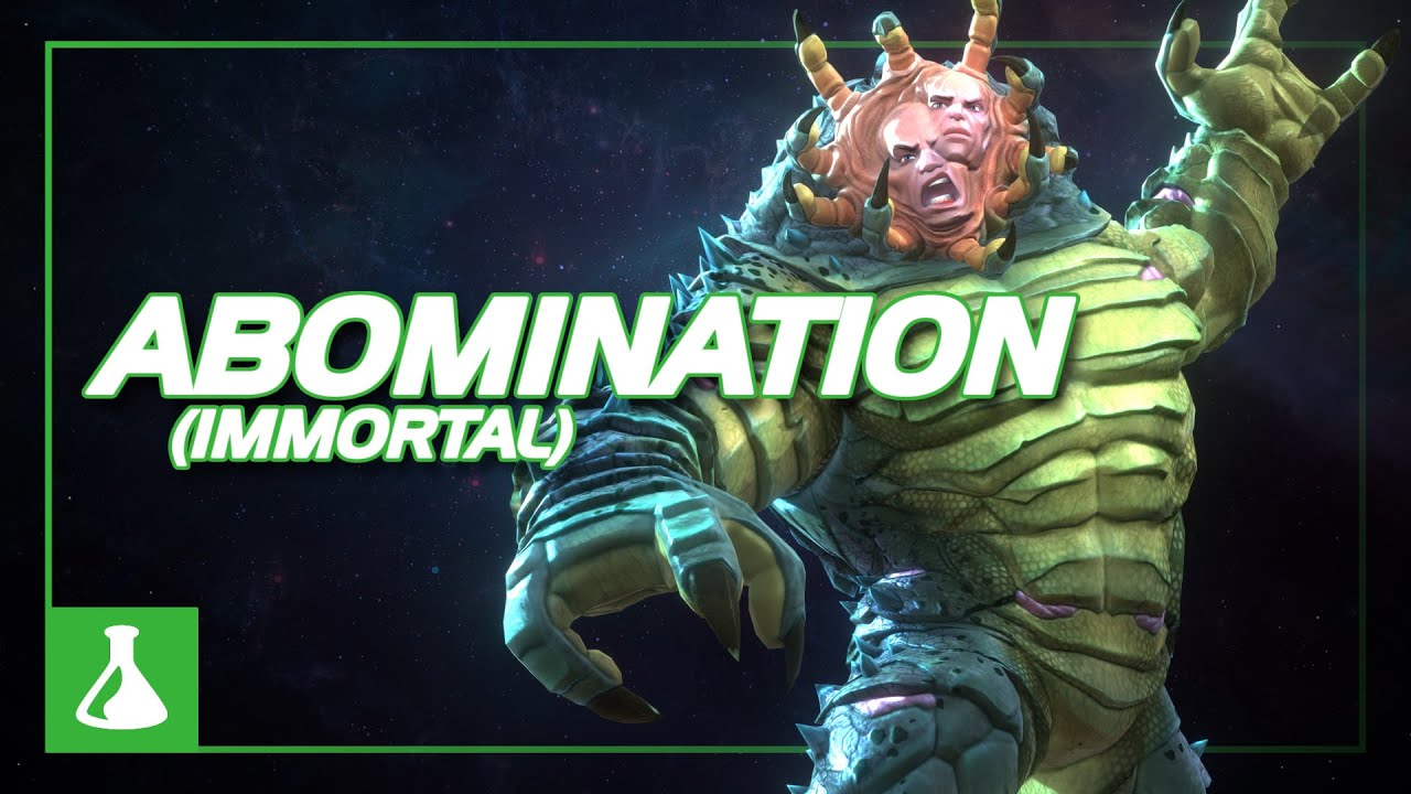 Immortal Abomination Special Moves | Marvel Contest of Champions - YouTube