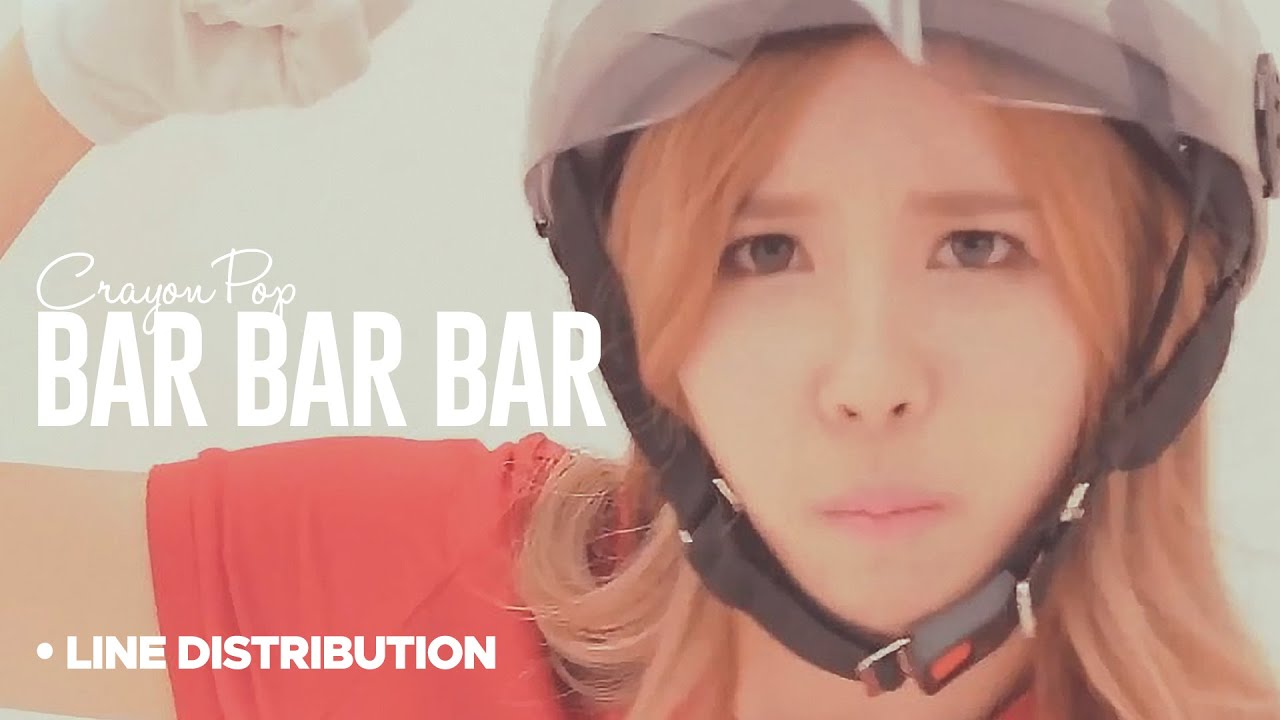 CRAYON POP - Bar Bar Bar : Line Distribution (Color Coded) - YouTube