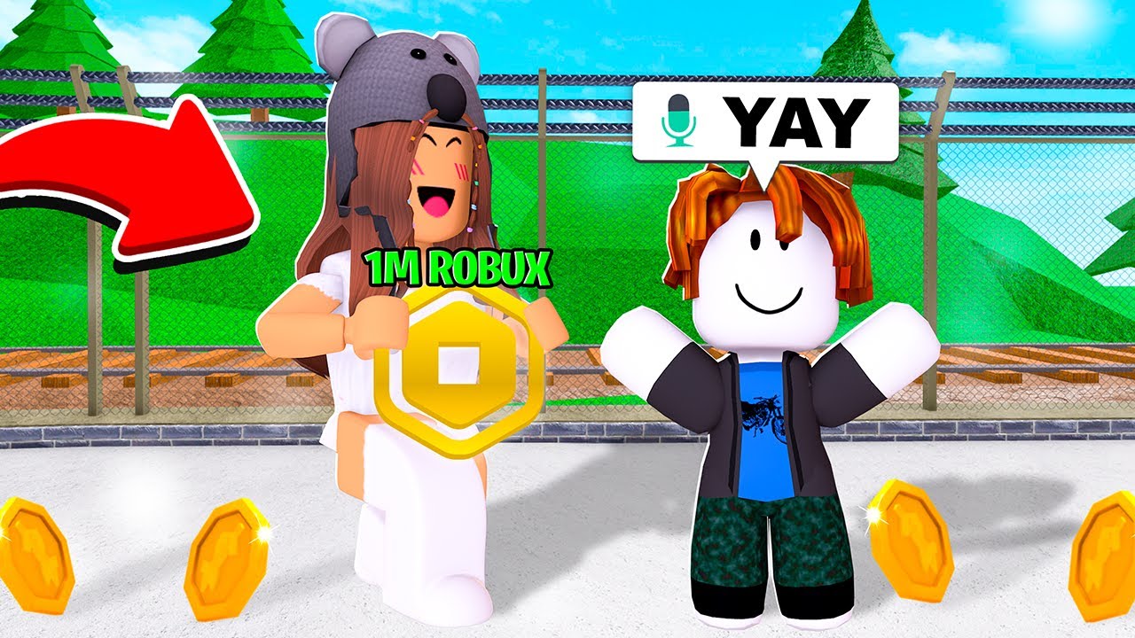 I SURPRISED a 5 YEAR OLD WITH ROBUX in Roblox MM2! - YouTube