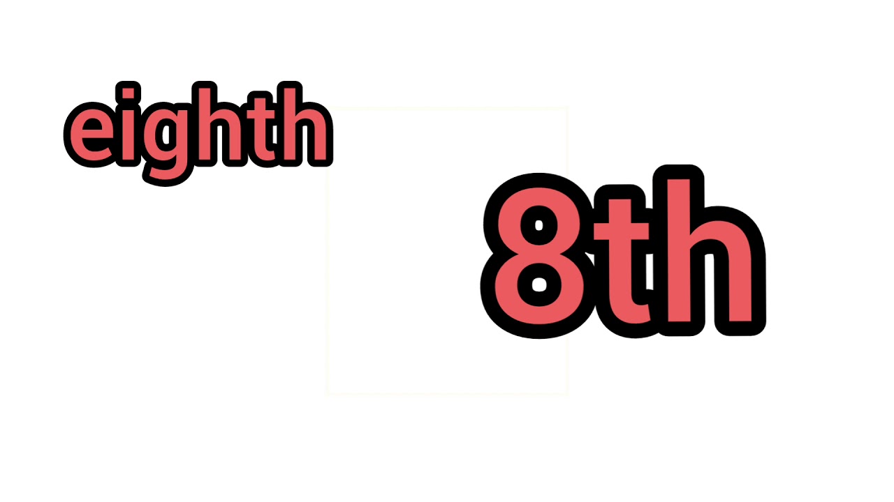 How to Pronounce Eighth in American English - YouTube