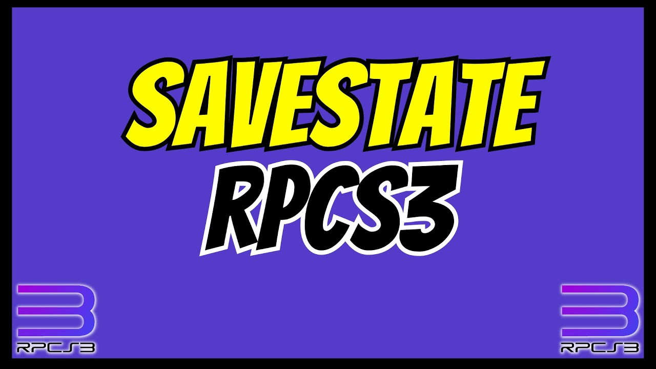 RPCS3 - Como usar o SaveState no emulador - YouTube