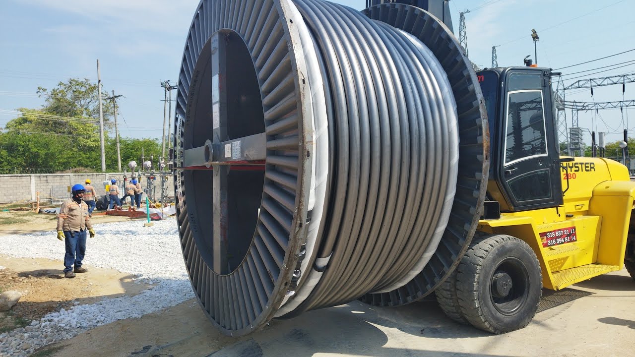 Instalación Cables 115kV Fundación Magdalena - YouTube