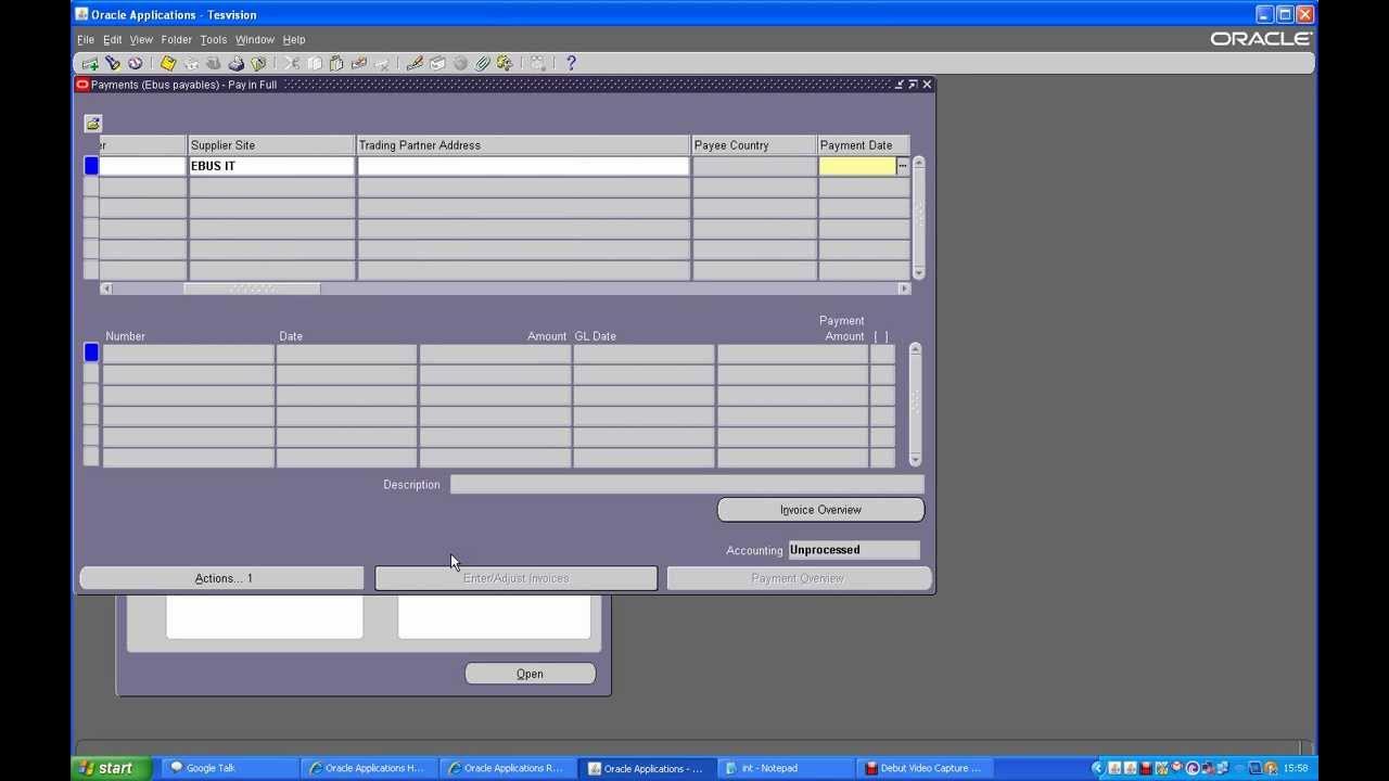 Interest invoice oracle apps.avi - YouTube