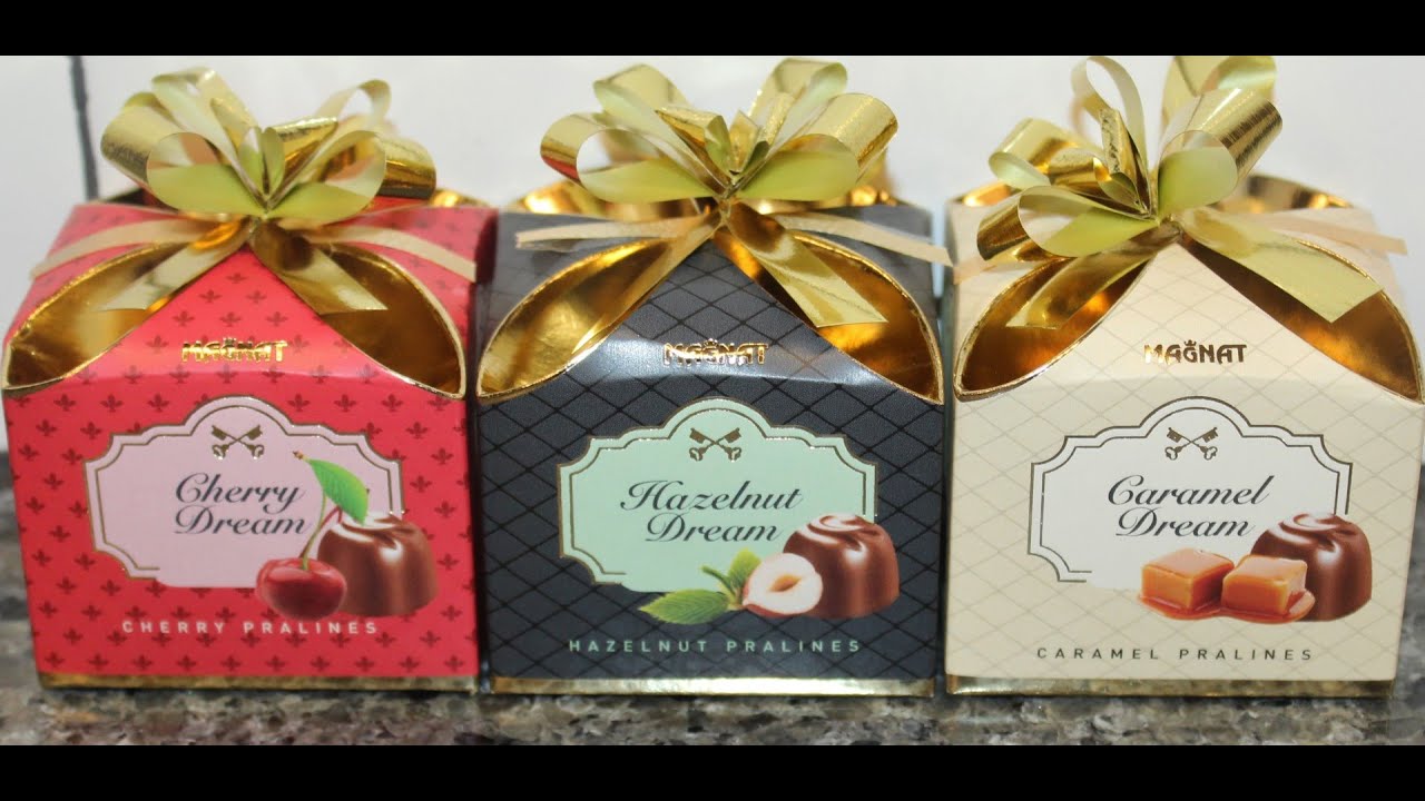 Magnat Chocolate: Cherry, Hazelnut & Caramel Review - YouTube