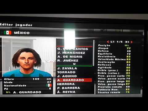 PES 2014 PS2 Mexico All Faces