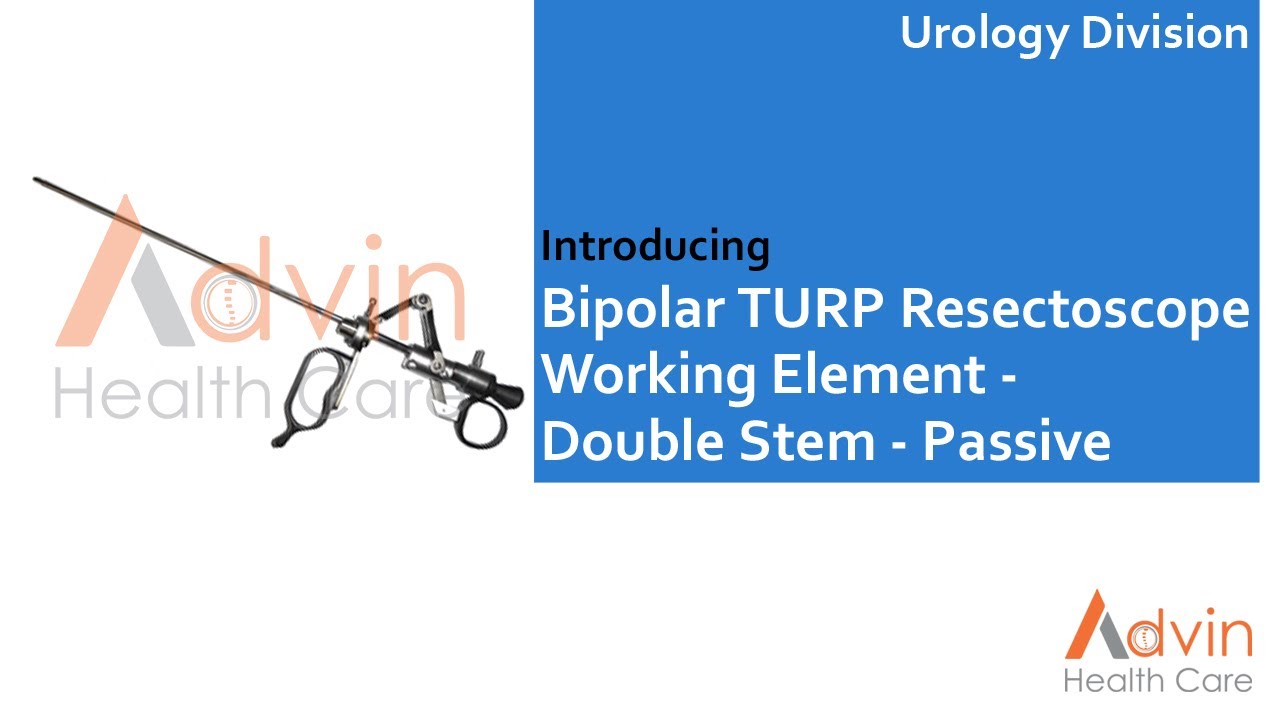 ADVIN TURP Bipolar Resectoscope Working Element - Passive - Double Stem ...