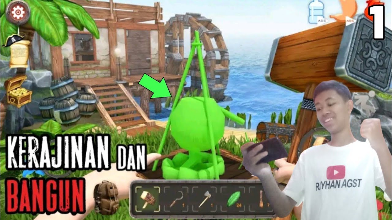 Game Raft Survival Buatan Indonesia?! Ada Banyak Pulau Keren | Survival ...