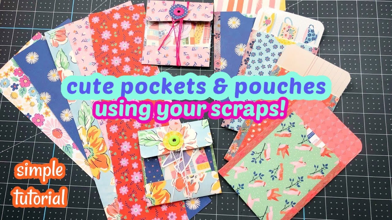 Pockets & Pouches Using Your Scraps! - YouTube