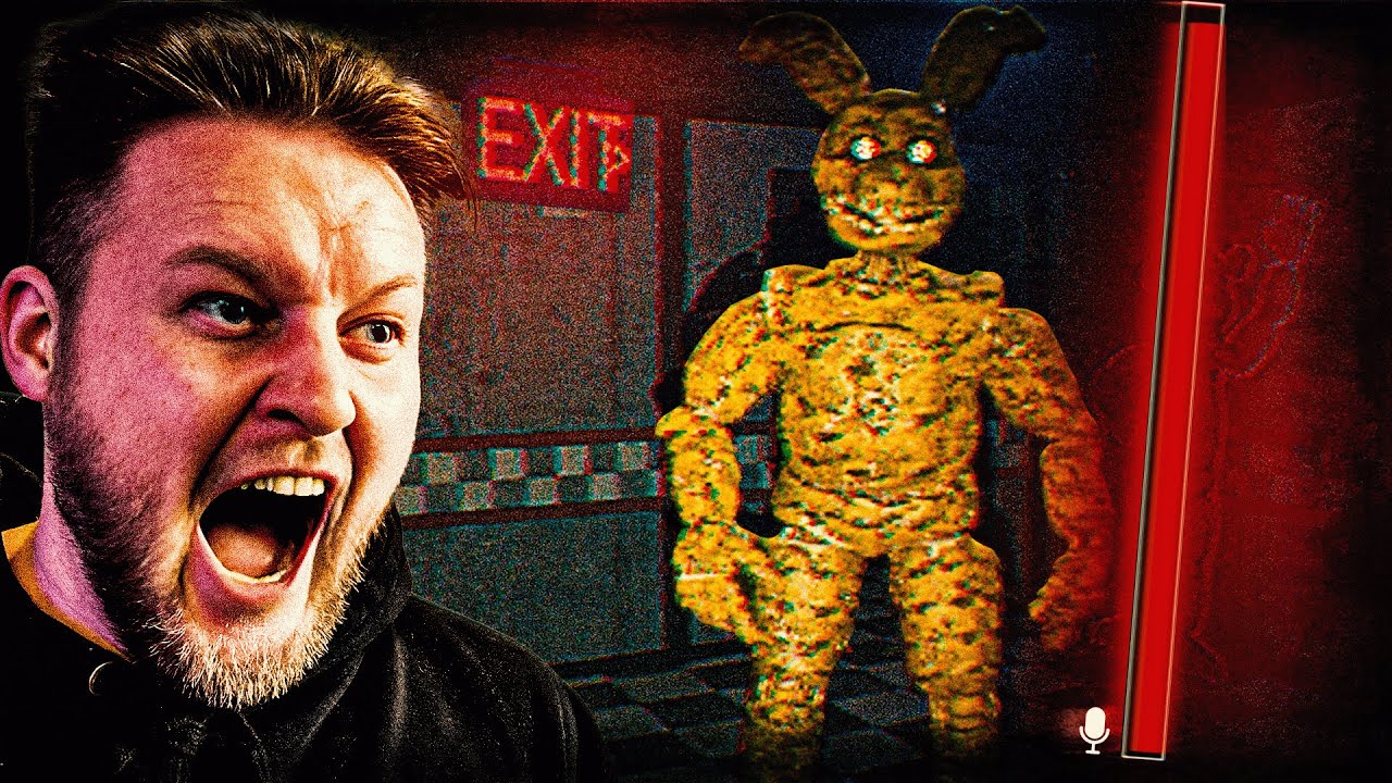 THIS FNAF FREE ROAMING GAME LISTENS TO MY MICROPHONE - YouTube
