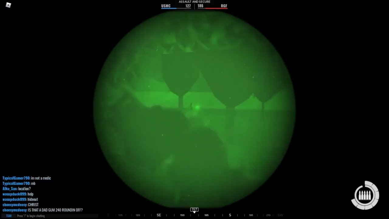 Fireteam Roblox | Night fighting with the M27 IAR - YouTube