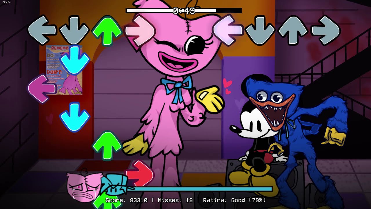 FNF KISSY MISSY V.S Huggy Wuggy :3 FULL HORROR MOD [HARD] - YouTube