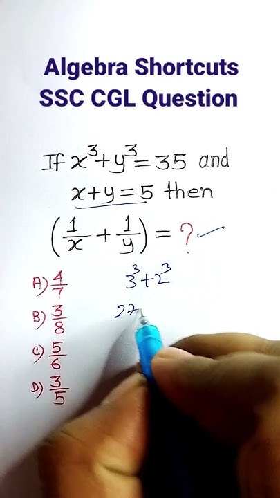 Algebra Shortcuts| Algebra Problems/ Tricks / Solutions | Math | Algebra Tricks| #shorts - YouTube