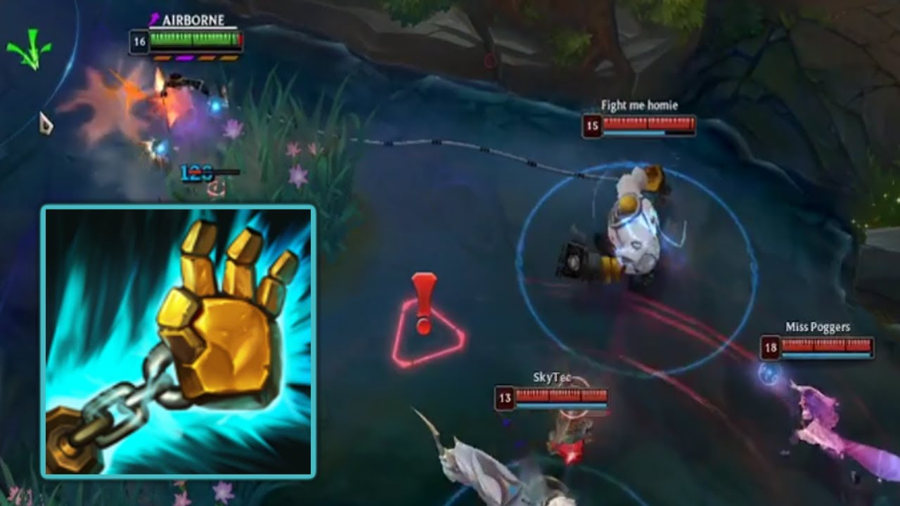 Longest Blitzcrank Q Ever? - YouTube