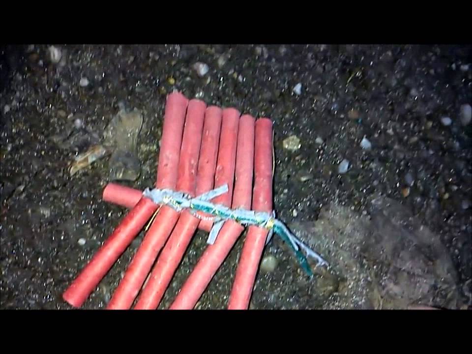 Jumping jack fireworks - YouTube