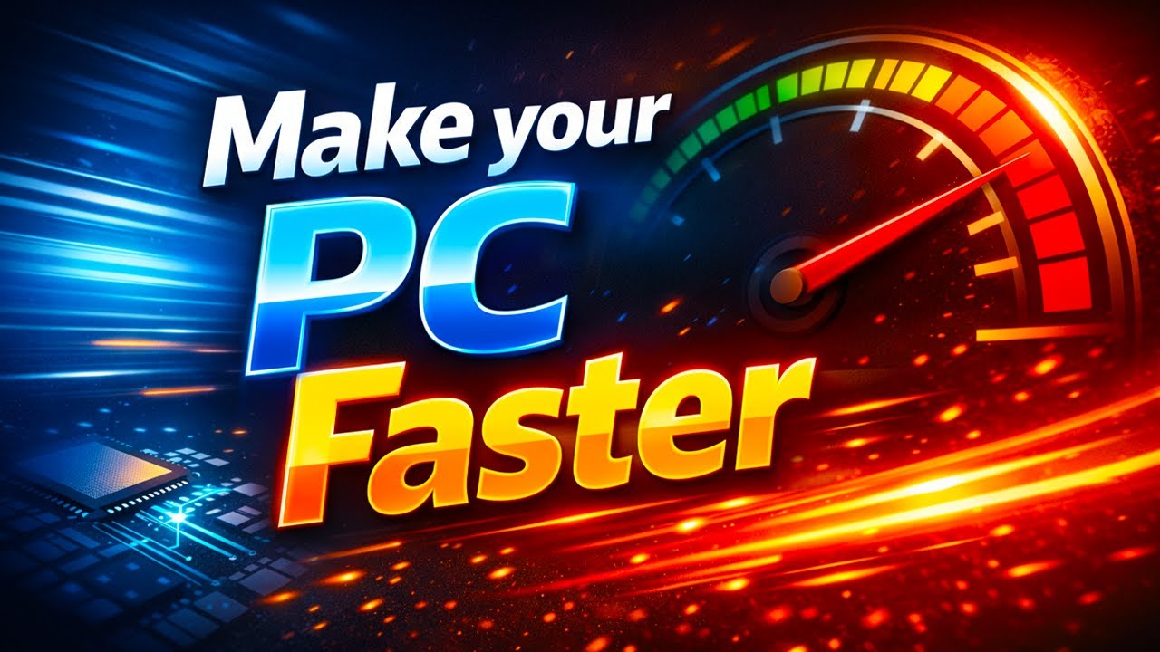 How to Make Your PC Faster! (5 Safe & Easy Fixes) - YouTube
