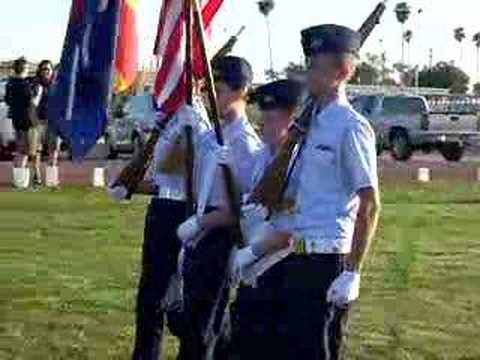Civil Air Patrol Color Guard - Relay For Life - YouTube