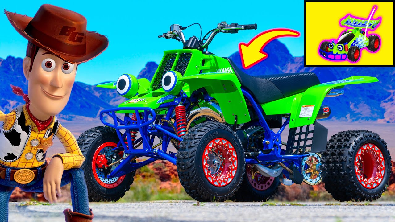 We Built A Toy Story Yamaha Banshee! - YouTube