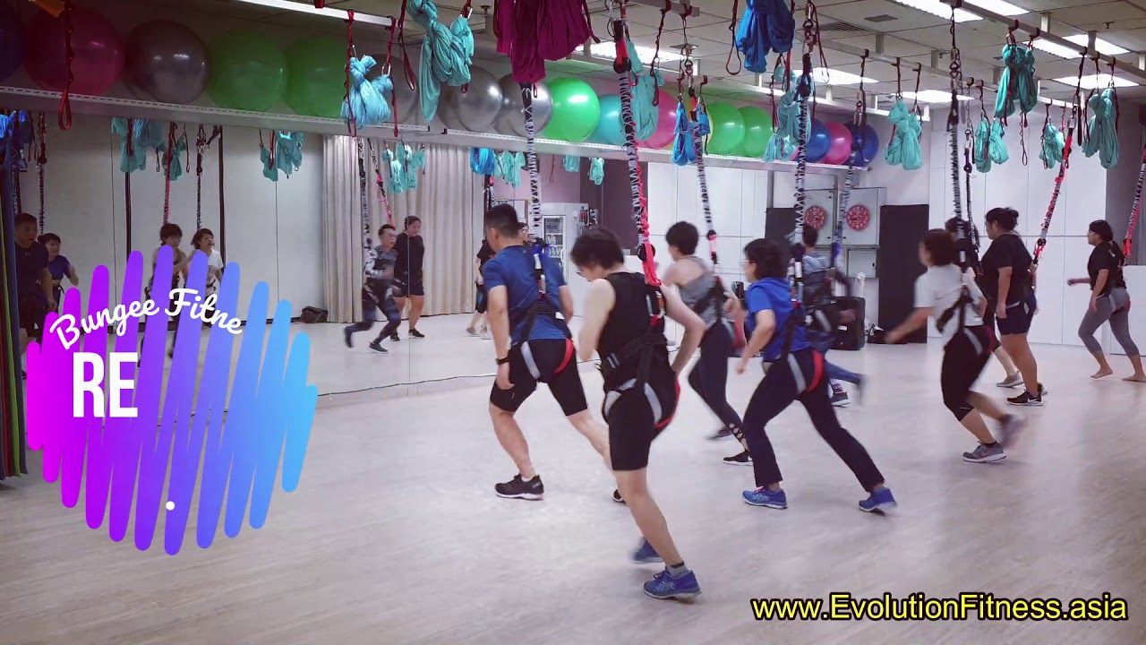 Bungee Fitness Cardio workout - YouTube