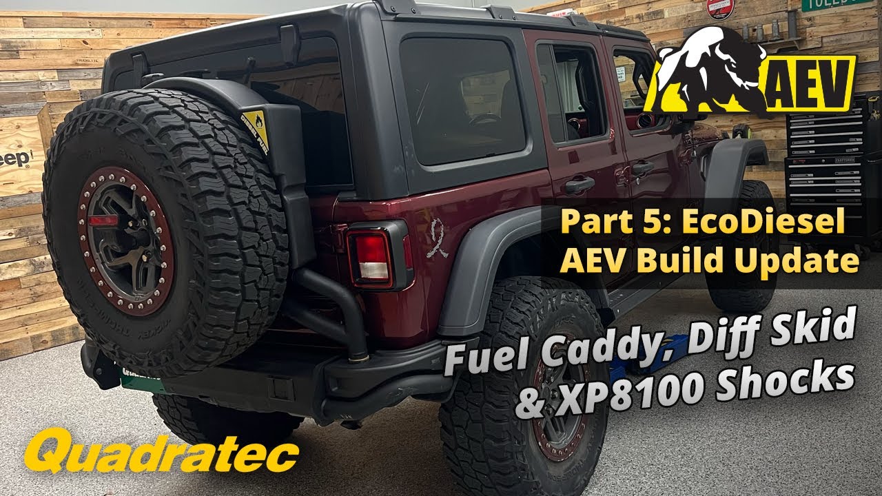 AEV Fuel Caddy, Diff Skids & Bilstein XP8100 Shocks - Matt's AEV ...