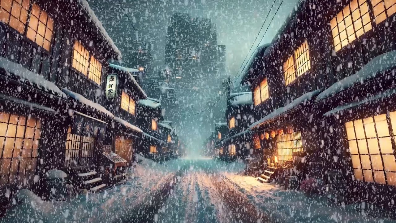 Relaxing Winter Snow Sounds for Peaceful Sleep - YouTube