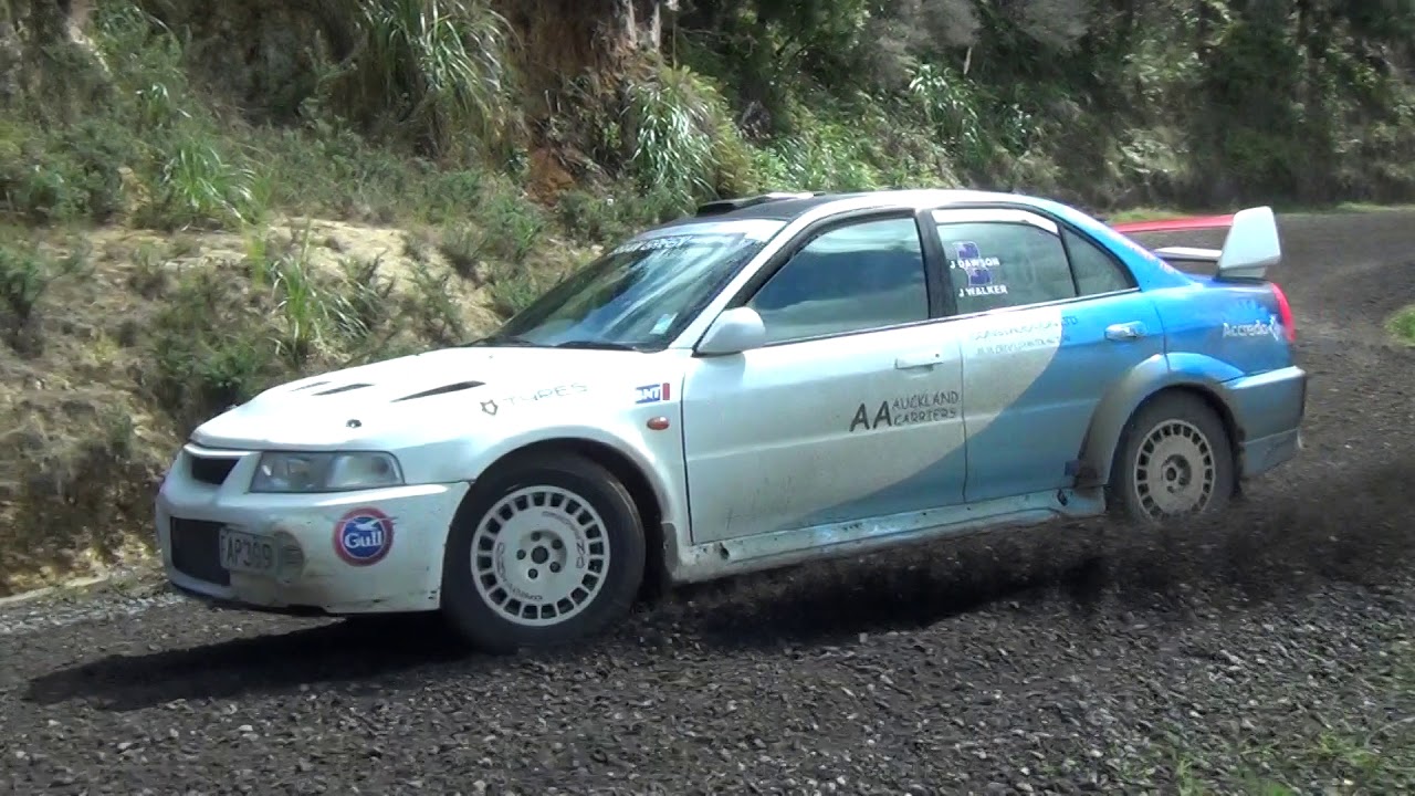 2018 Bothwell Loop Rally Sprint - Jono Walker Evo 8 - YouTube