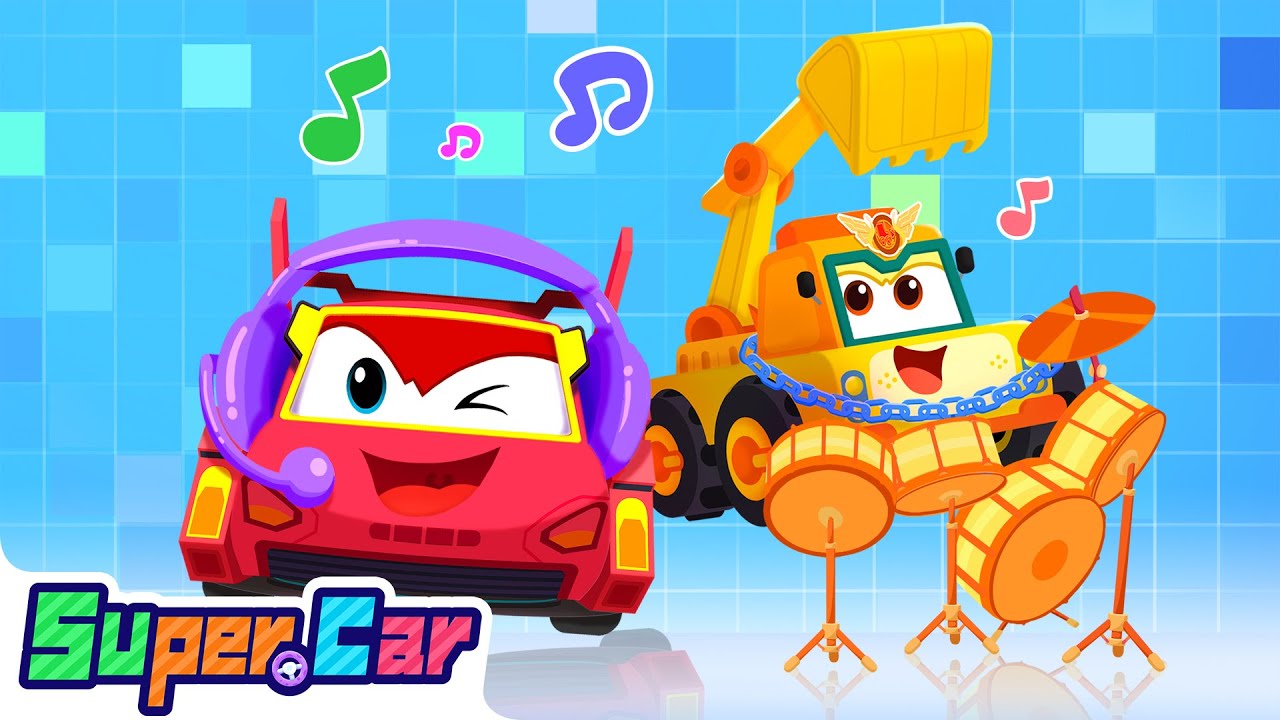 Super Cars Band[NEW] | Music Festival with Cars | Rescue Cars, Kids ...