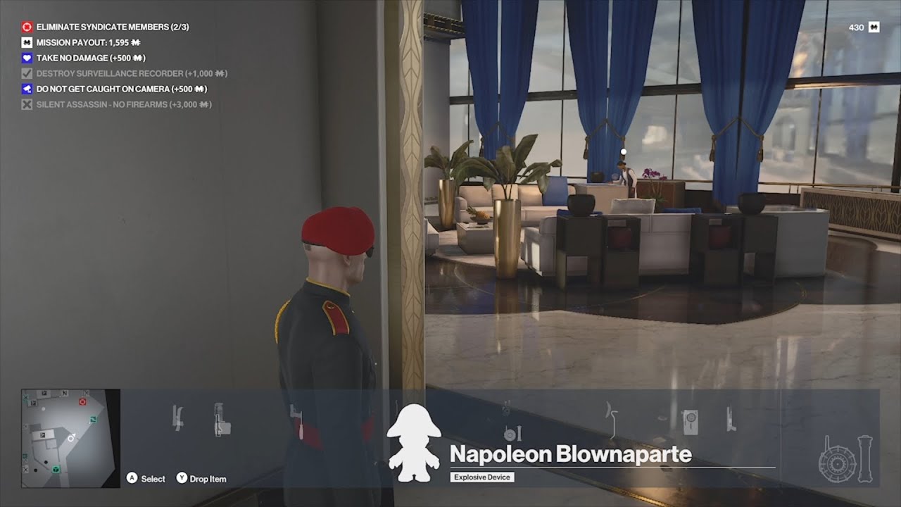 Hitman freelancer Napoleon blownaparte - YouTube