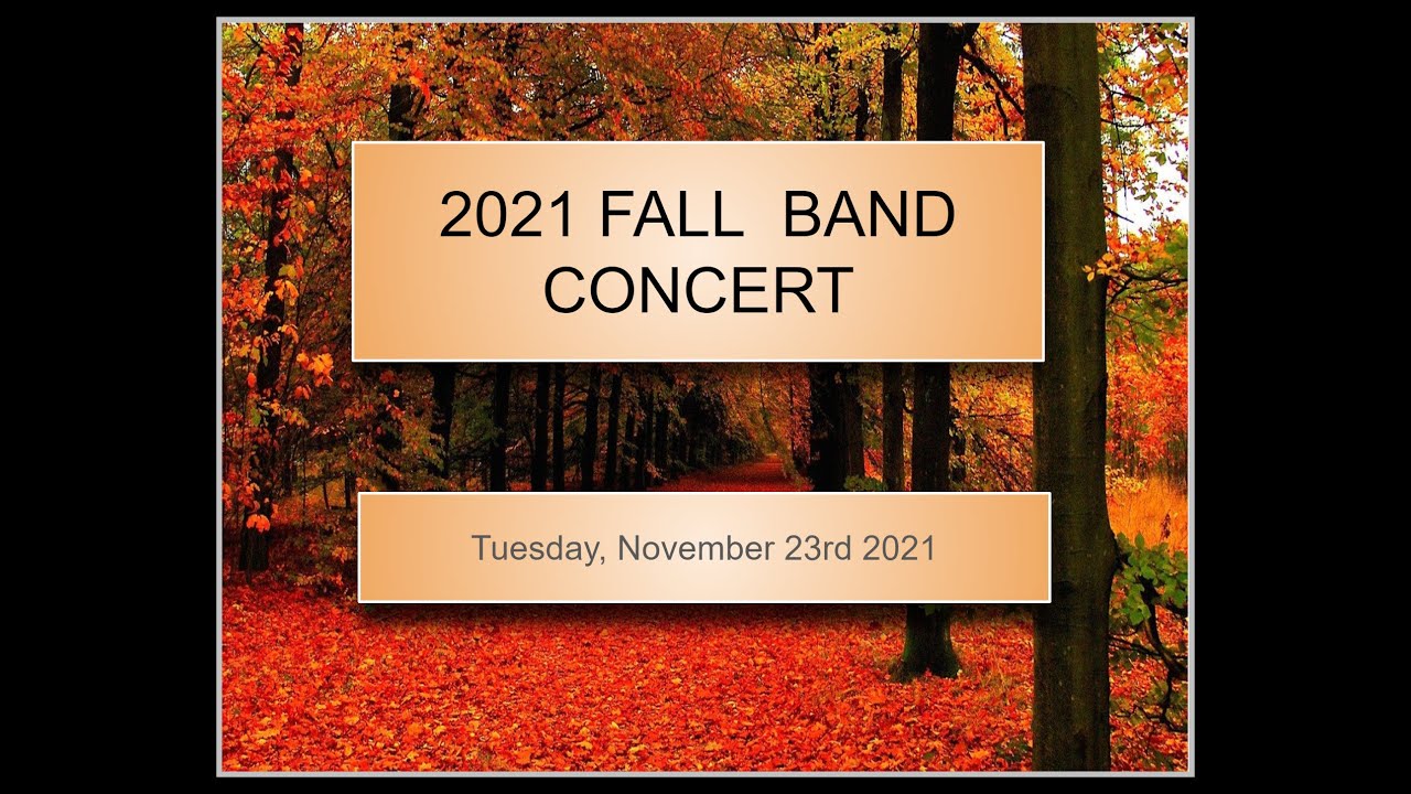 2021 ABW FALL BAND CONCERT - YouTube