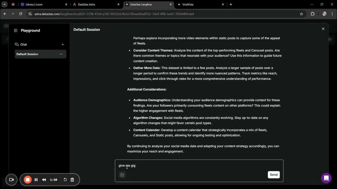 Supermind Hackathon Assignment using Langflow and Datastrax Astra DB | Team Bounty Hunters - YouTube