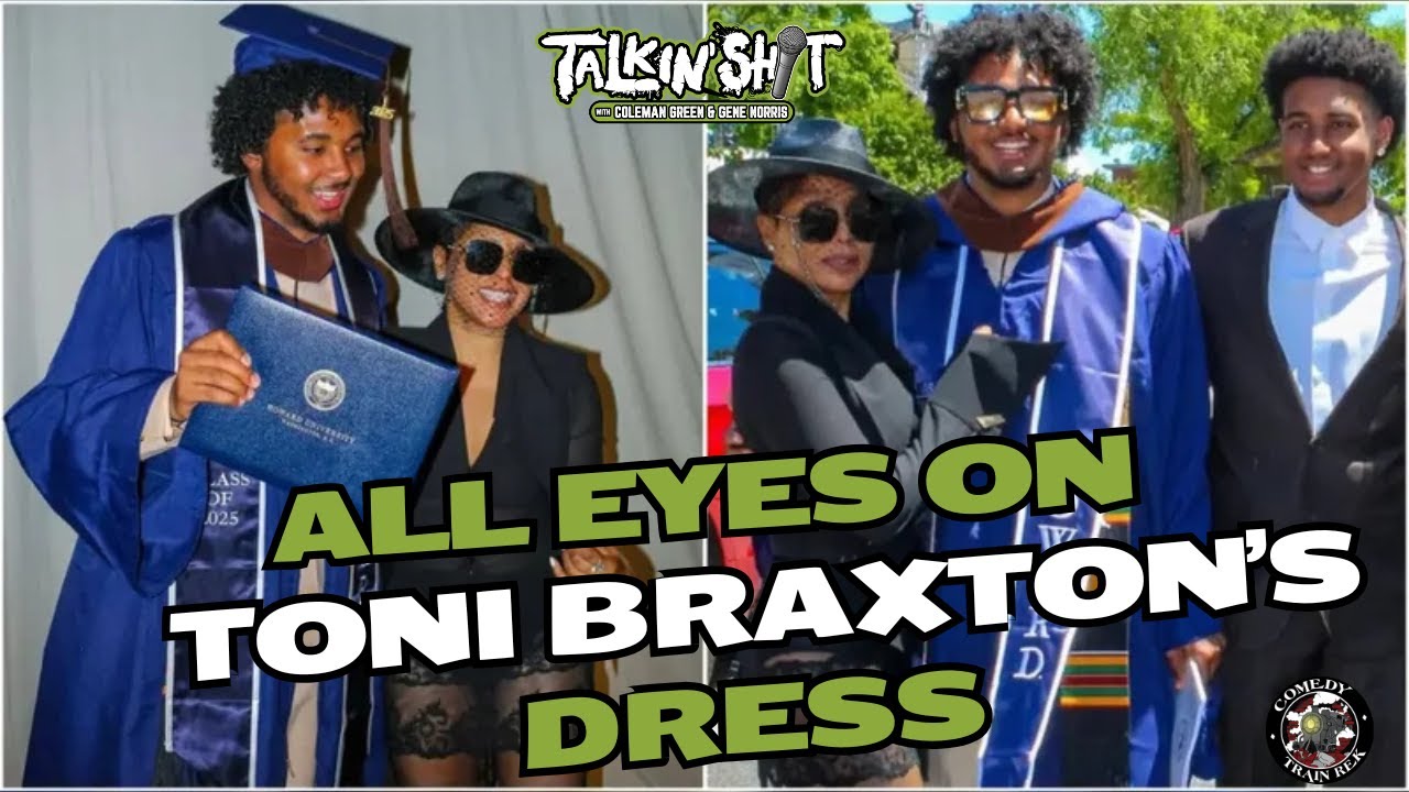 Toni Braxton's Dress Takes Over Son’s Graduation - YouTube