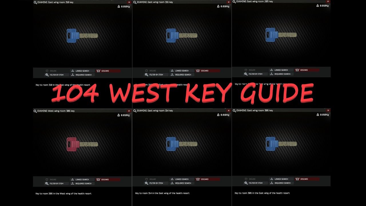 Shoreline 104 West Key Guide | Escape from Tarkov - YouTube