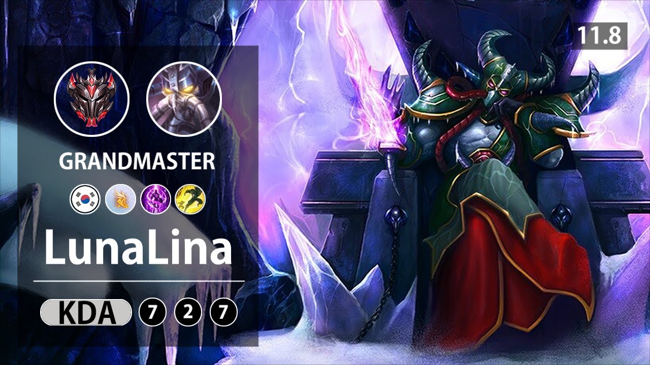 롤 그마 탑 카사딘 장인 " LunaLina " // LOL TOP Kassadin KR Grandmaster | Patch ...