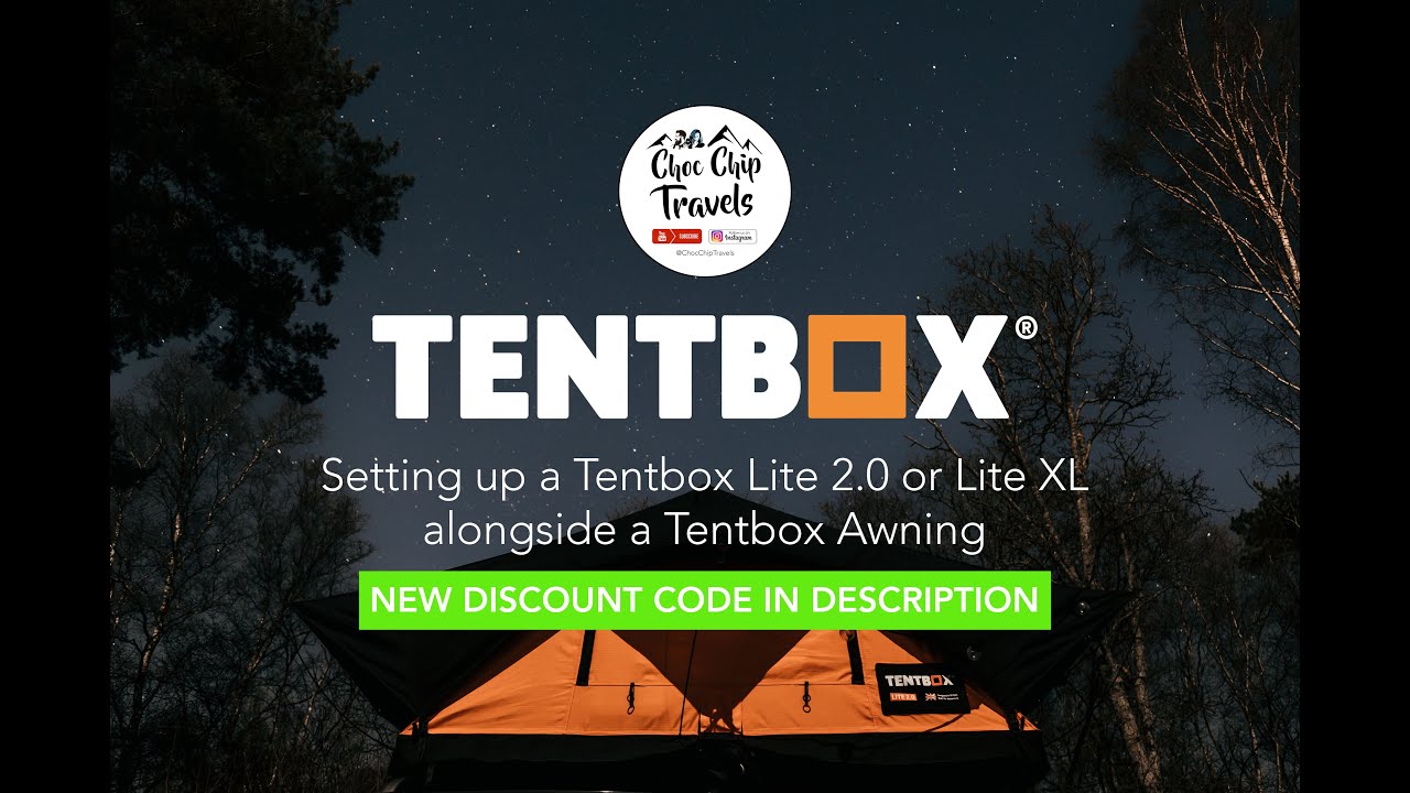 How to set up your Tentbox Lite 2.0 with a Tentbox Awning - YouTube