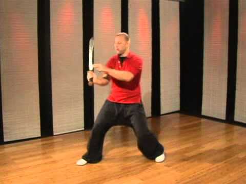 Kung Fu Saber Techniques: Forward Hilt Strike - YouTube