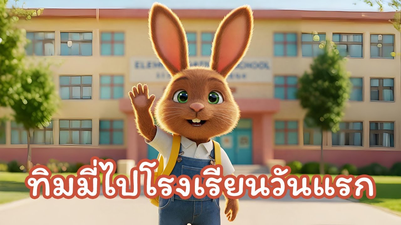 ทิมมี่ไปโรงเรียนวันแรก | Timmy's First Day of School | eBook - YouTube