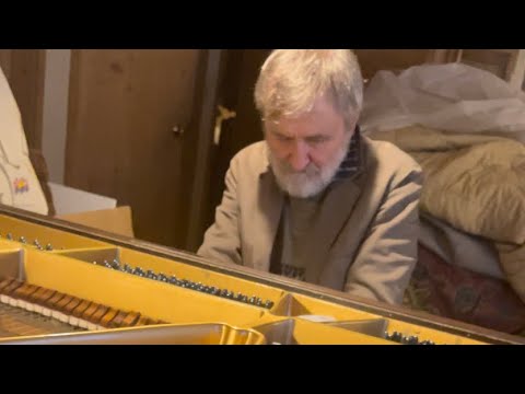 My piano-teaching friend, Arne Sahlen tries out my restored Canadian ...