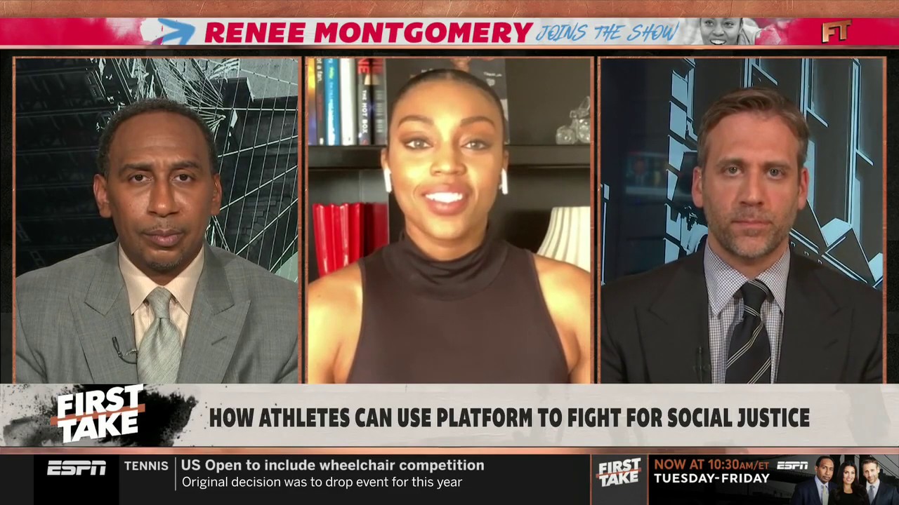 Renee Montgomery on ESPN's First Take June 25, 2020 - YouTube
