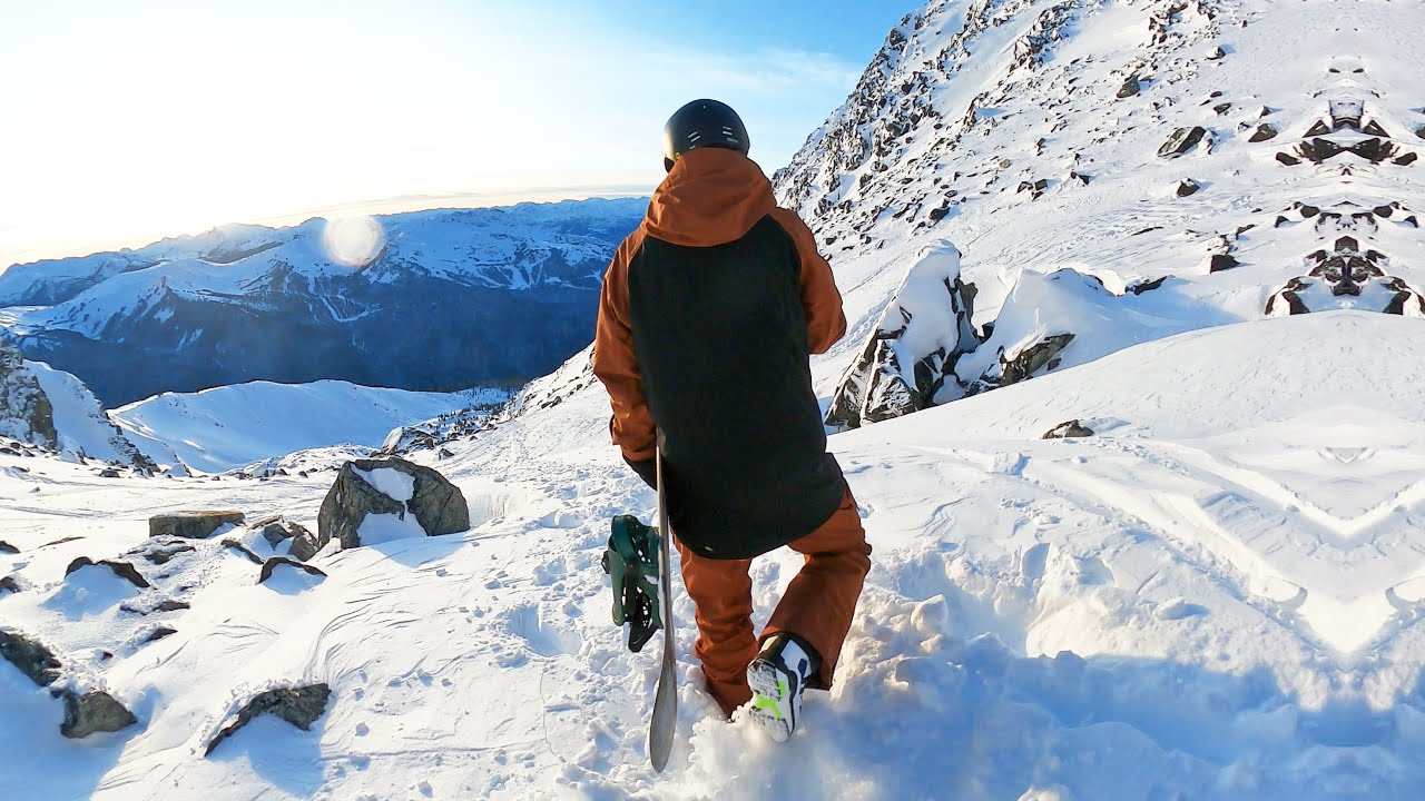 We Timed This Snowboard Run Perfectly - YouTube