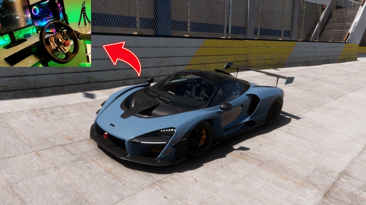 McLaren Senna - Forza Horizon 5 // Logitech G29 - YouTube