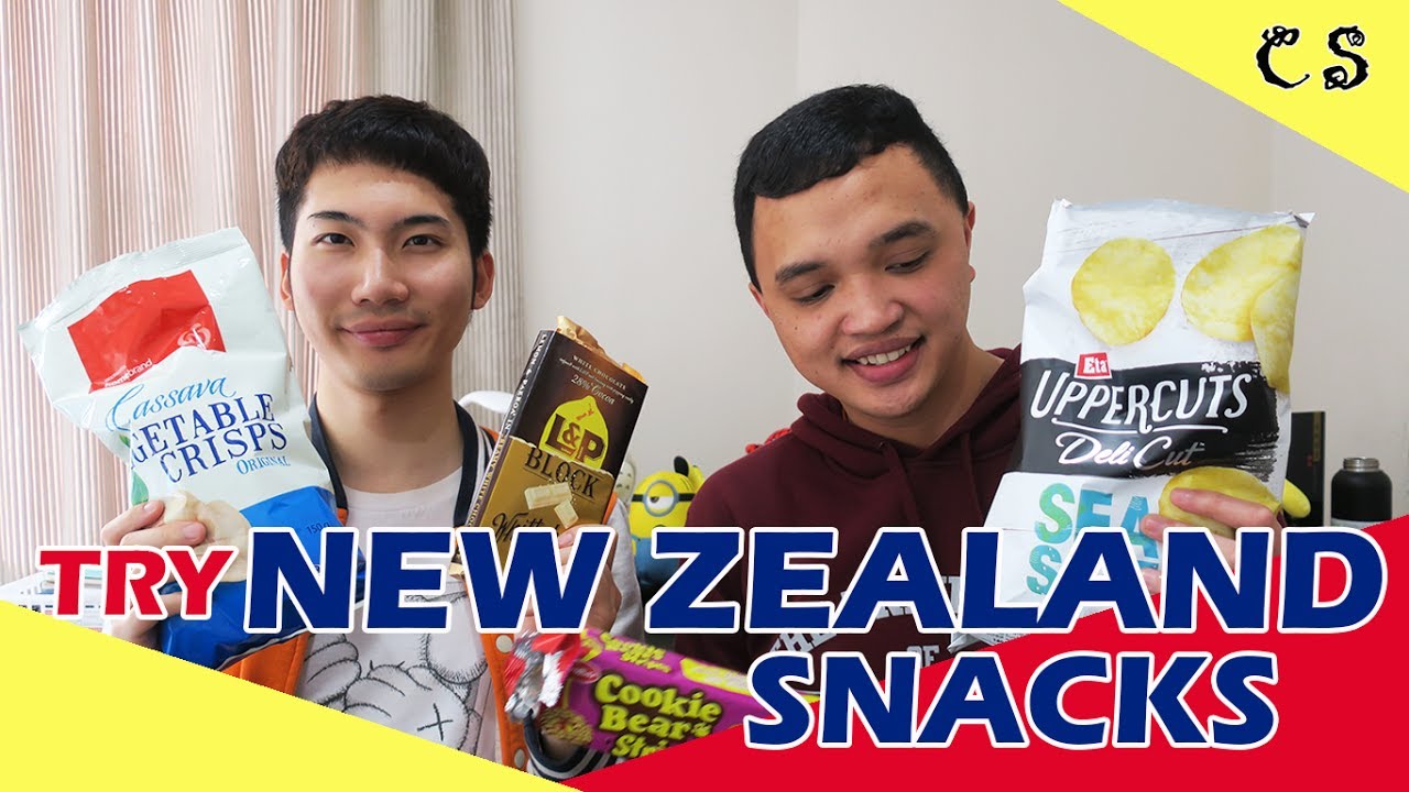 TRY NEW ZEALAND SNACKS !!! - YouTube