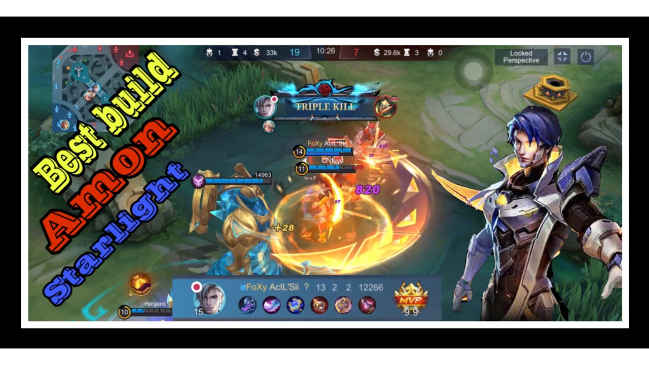 GEMPLAY AAMON + Amon cyber Asasin + amon starlight + amon jungler ...