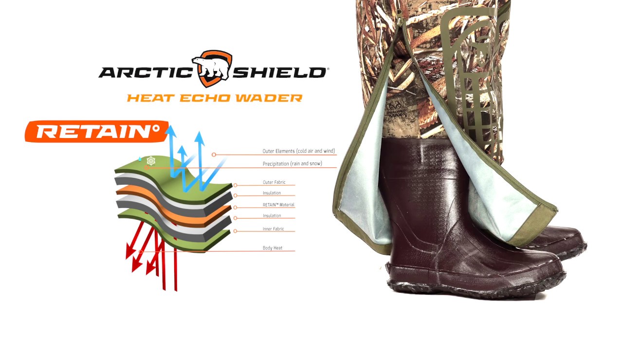 ArcticShield Heat Echo Breathable Chest Waders - YouTube