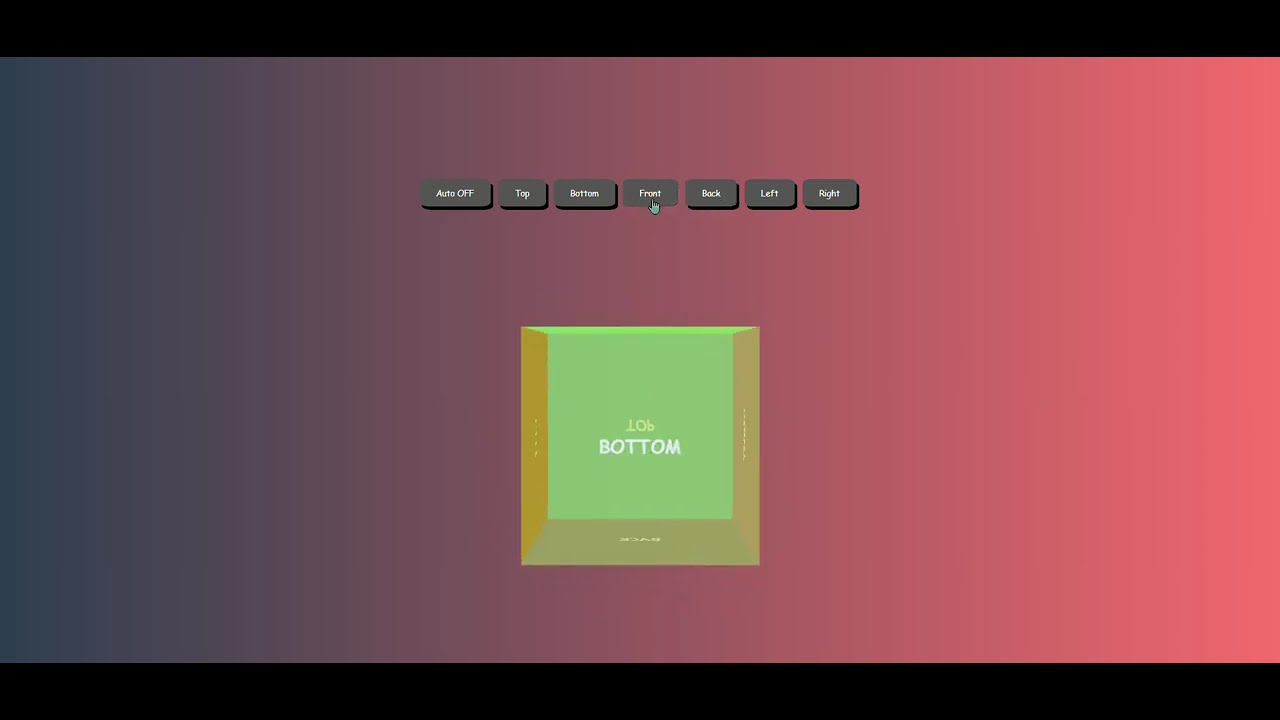 3d Cube Animation Using Html Css And Javascript No Libraries Youtube 9094
