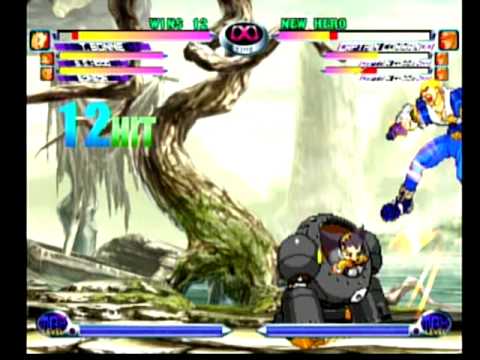 Marvel vs Capcom 2 TRON BONNE infinite combo - YouTube