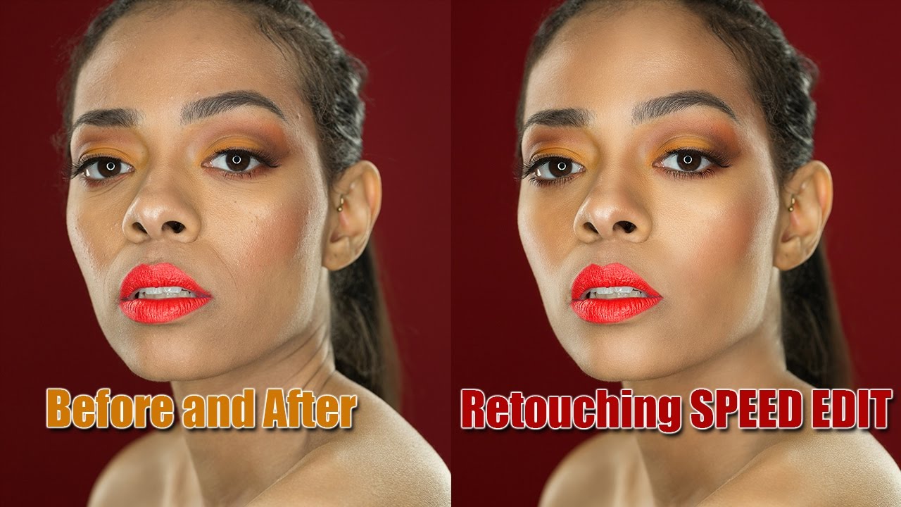 Before & After - Retouching SPEED EDIT - YouTube