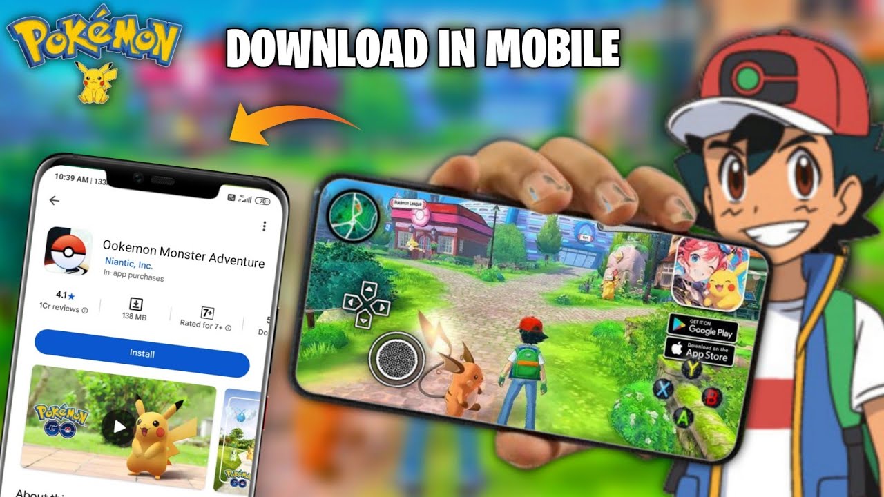 how to download Pokemon monster adventure in android mobile | Game like ...