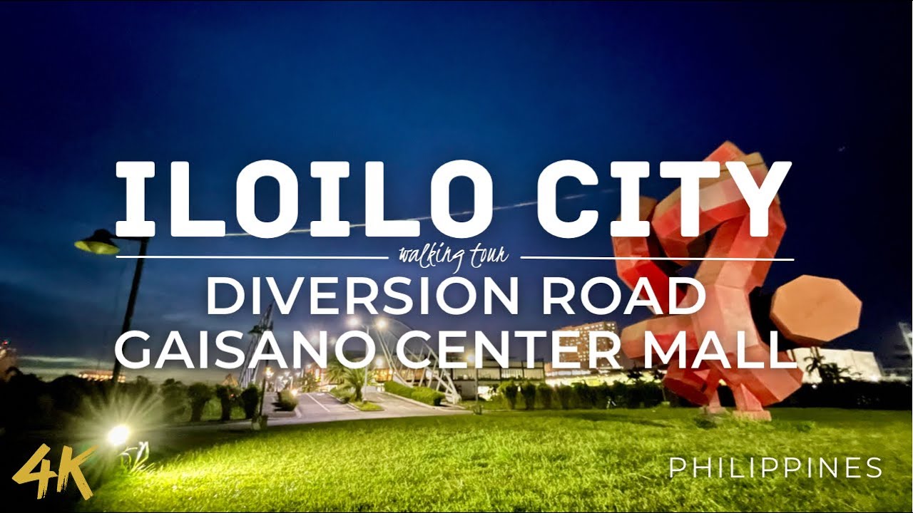 [4K] ILOILO CITY | Diversion Road to Gaisano Capital Center Mall ...